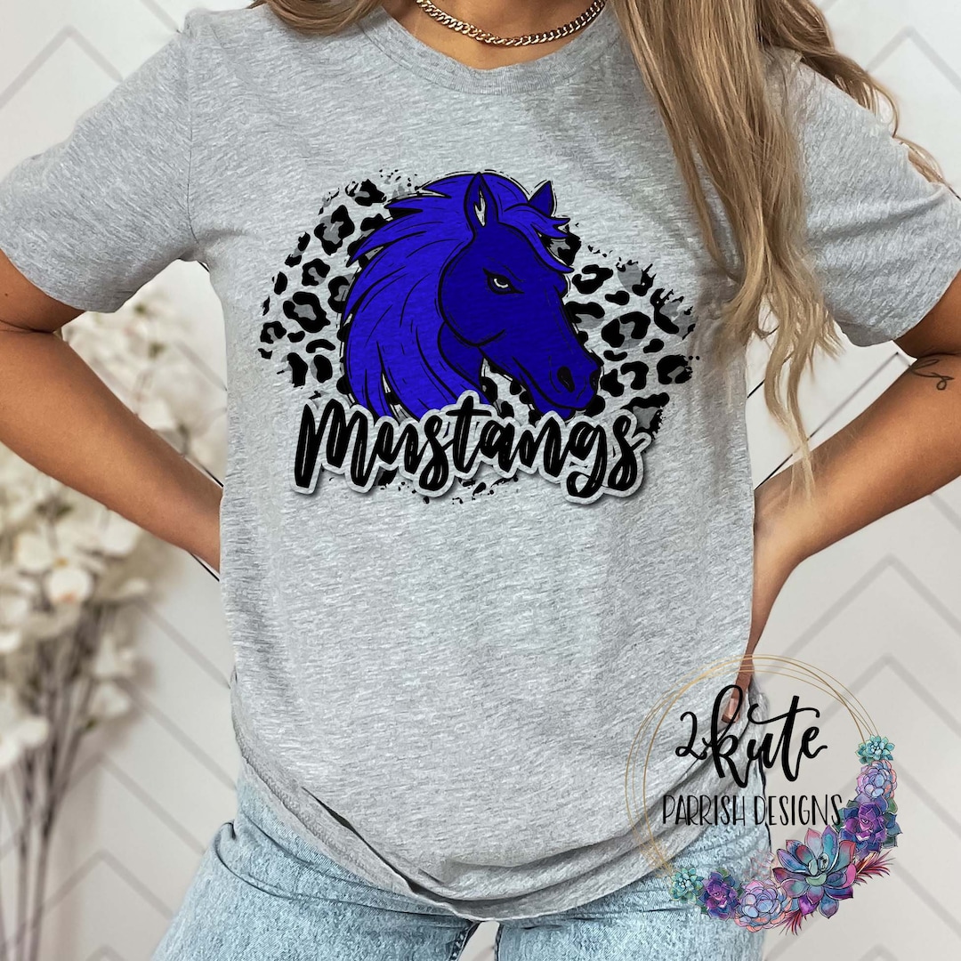 Mustangs Spirit Wear, School Spirit Shirt, Mustangs Shirt, Mustangs ...
