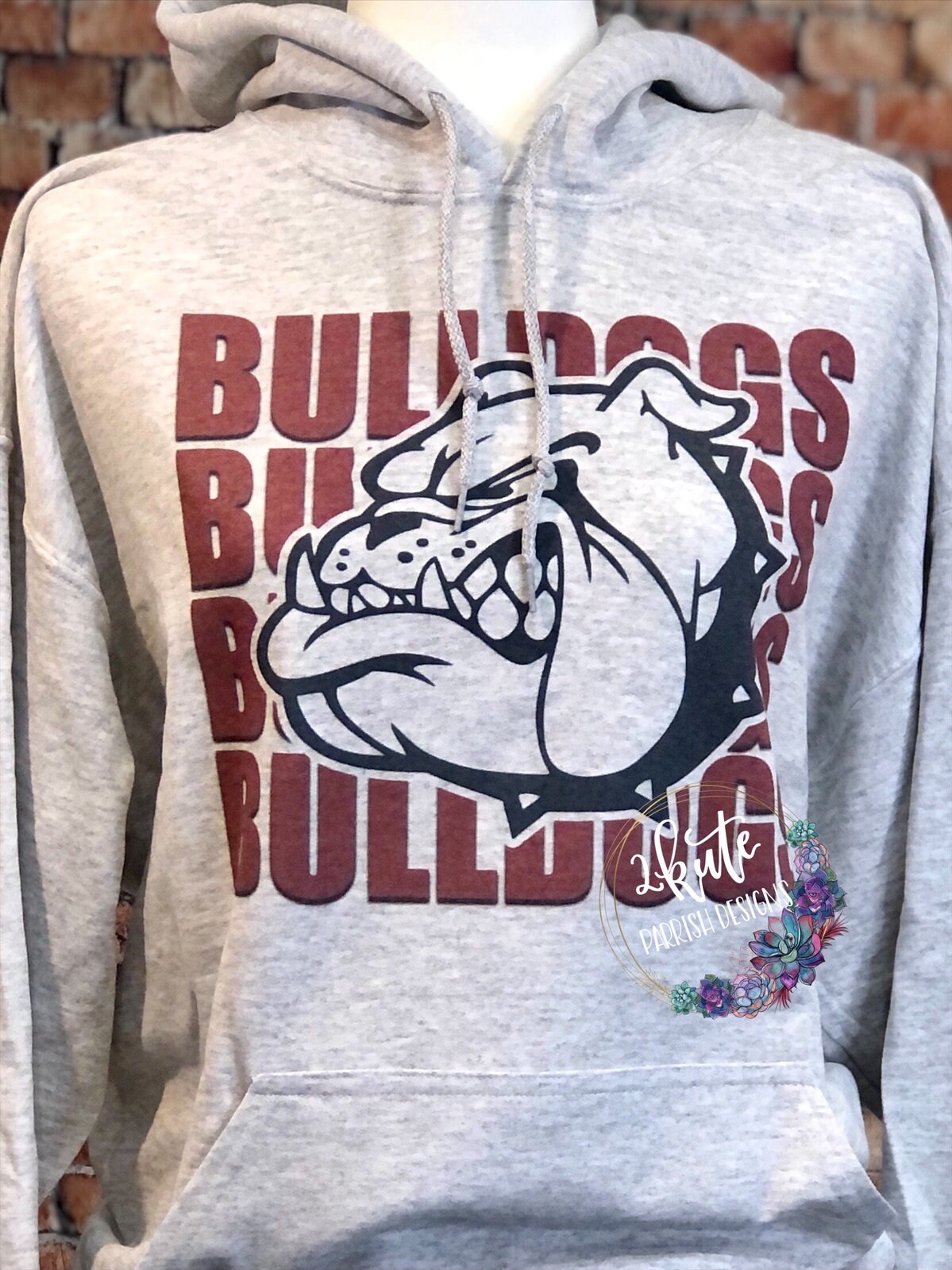 Bulldogs Spirit Wear School Spirit Hoodies School Spirit - Etsy