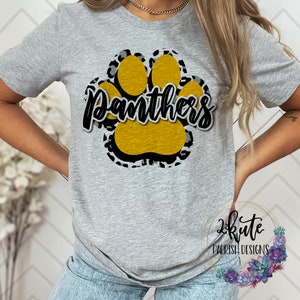 Panthers Shirts, Panthers Spirit Shirt, Leopard Shirt, Unisex Shirt ...