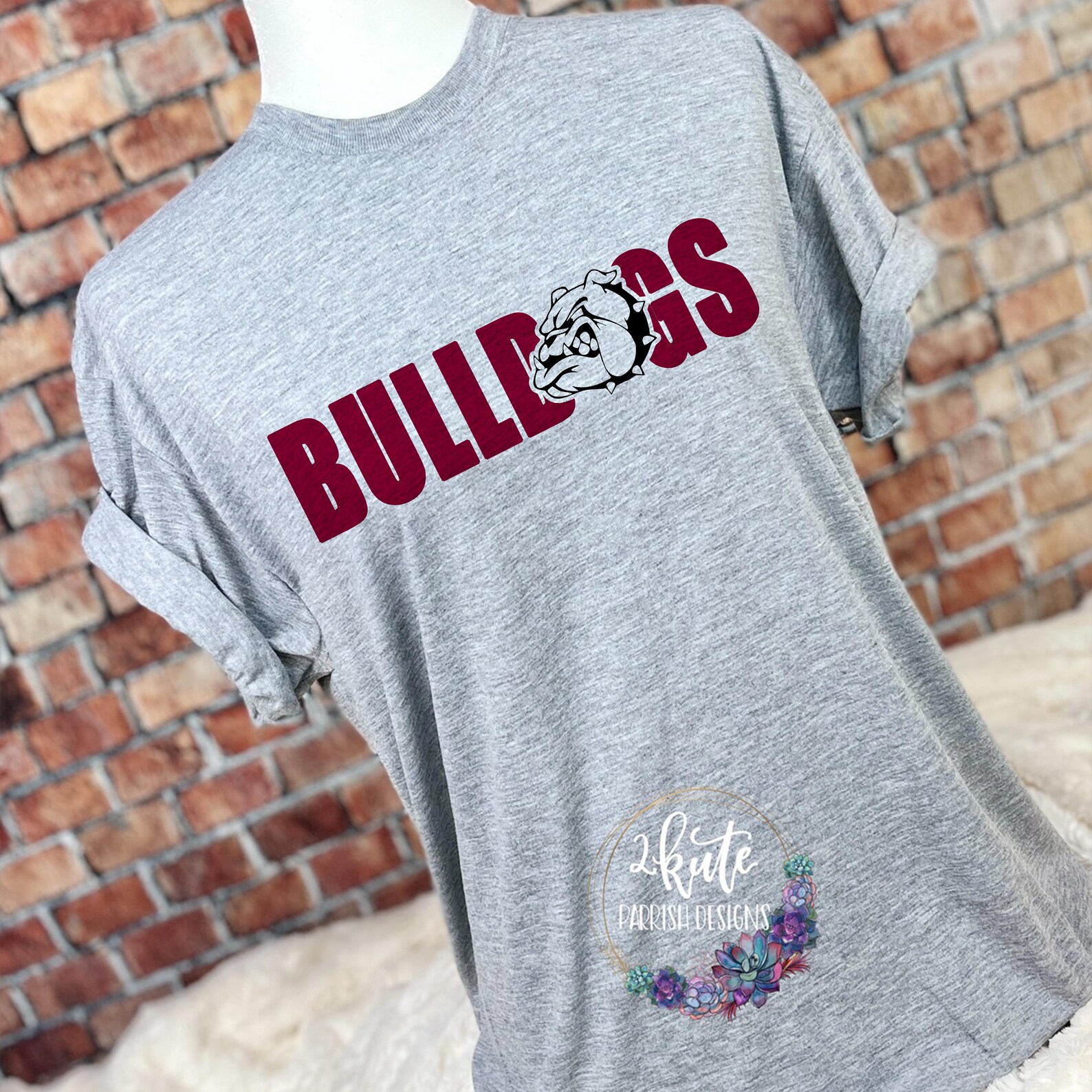 Bulldogs Sports Shirts Sports Shirt School Sports - Etsy