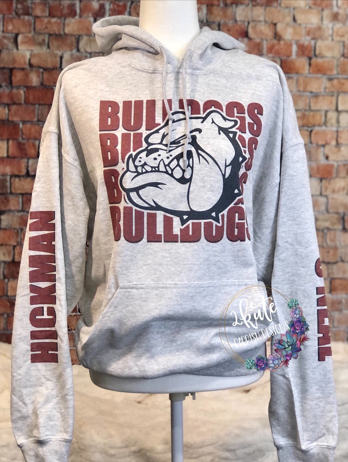 Bulldogs Spirit Wear School Spirit Hoodies School Spirit - Etsy