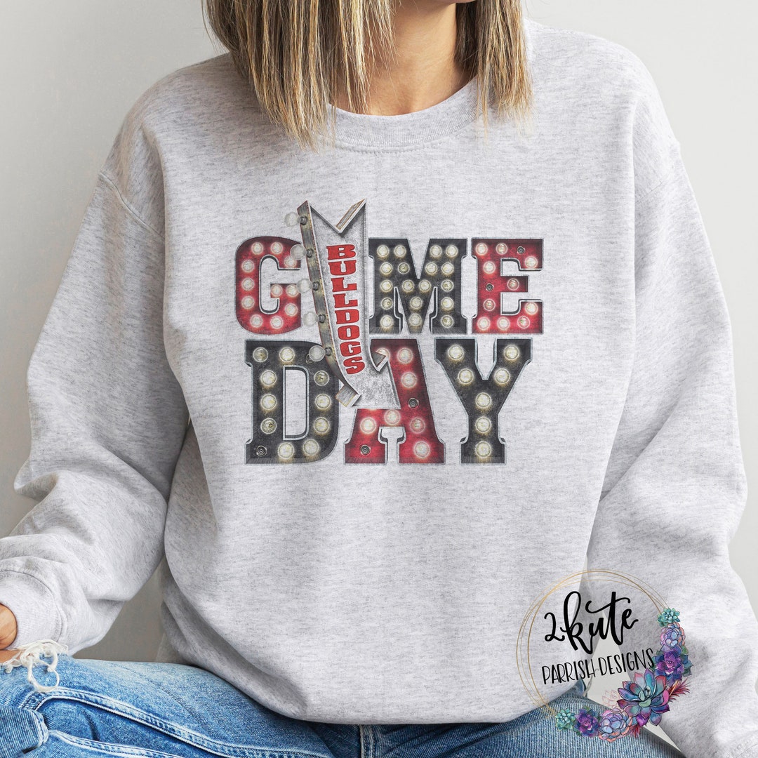 Bulldogs Spirit Wear, School Spirit Crewneck, School Spirit Sweatshirt ...