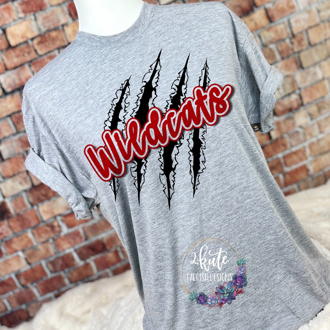 Wildcats Shirts, Wildcats Spirit Shirt, Team Mascot Shirts, Wildcat ...
