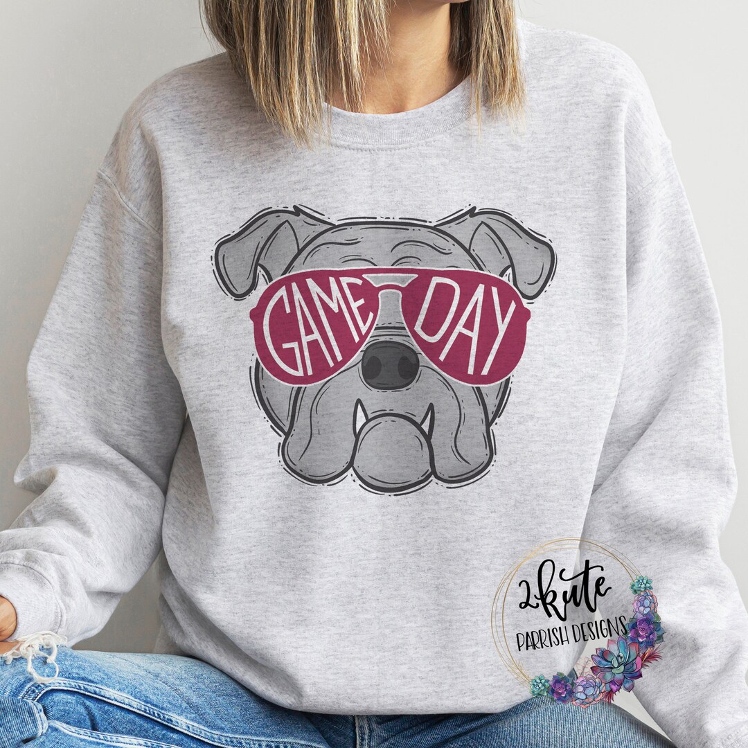 Bulldogs Spirit Wear, School Spirit Crewneck, School Spirit Sweatshirt ...