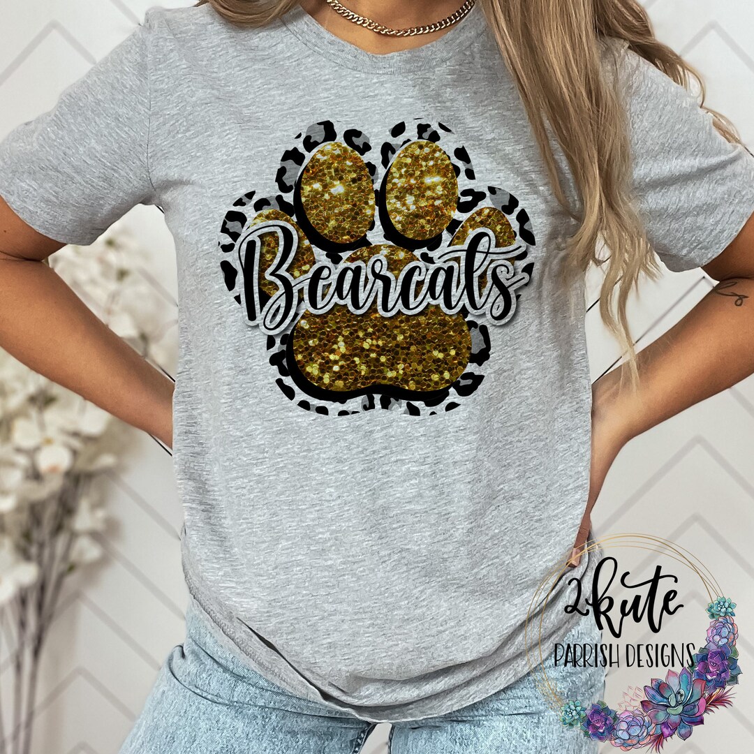 Bearcats Shirts, School Spirit Shirt, Team Sports Shirts, Bearcats ...