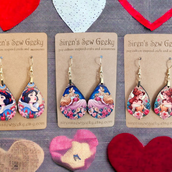 Princess Earrings - Etsy