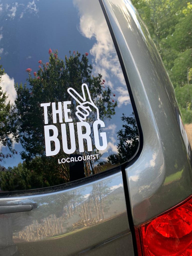 The Burg Car Window Decal Custom Window Decal Vinyl Custom | Etsy