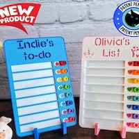 Sliding Daily Routine Chart | Embroidery-style Flower Chart | Task ...