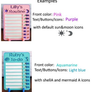 Sliding Chart, Routine Chart, Daily Checklist, Kids Daily Tasks, Daily ...