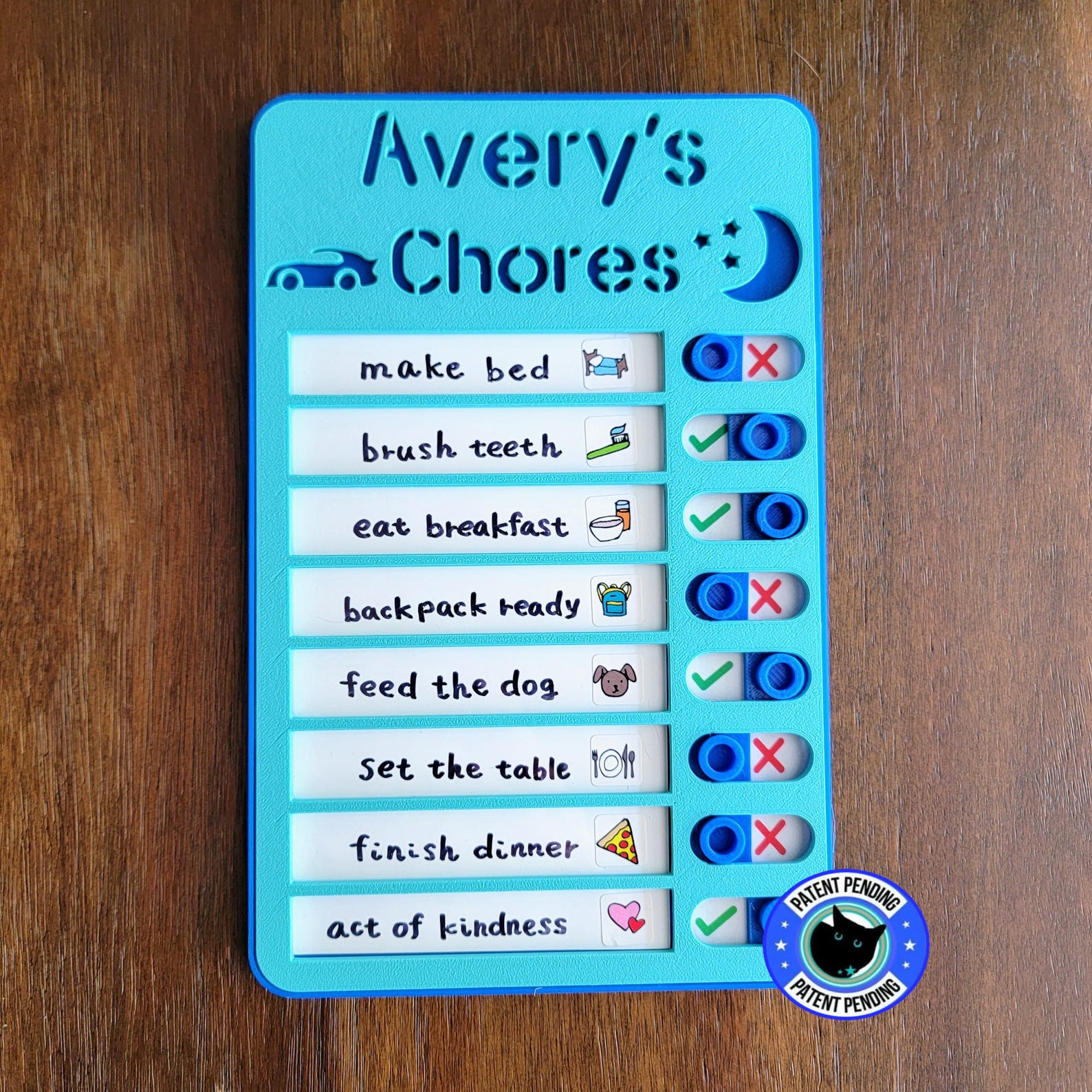 Sliding Chart, Routine Chart, Daily Checklist, Kids Daily Tasks, Daily ...