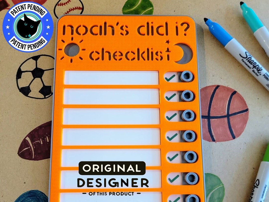 Kids Checklist, Kids Reminder, Daily Checklist, Kids Daily Tasks, Daily ...