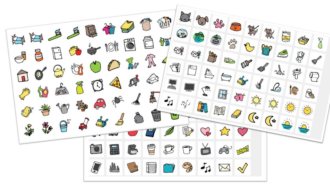 Sliding Chart Routine Chart Daily Checklist Kids Daily - Etsy