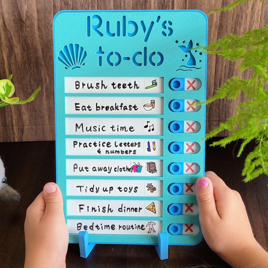 To-do List, Routine Chart, Chore Chart, Daily Checklist, Kids Daily ...