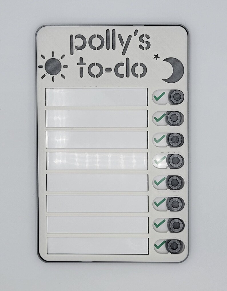 To-do List Routine Chart Chore Chart Daily Checklist Kids | Etsy