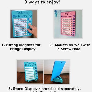 Sliding Chart, Routine Chart, Daily Checklist, Kids Daily Tasks, Daily ...