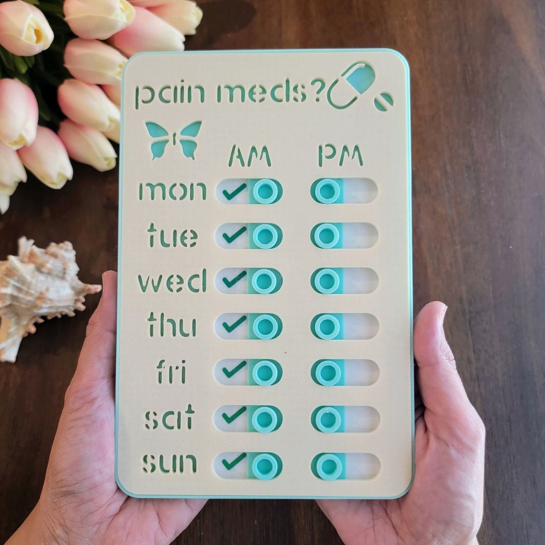 Medicine Tracker Pill Tracker Kids Medicine Tracker AM PM - Etsy