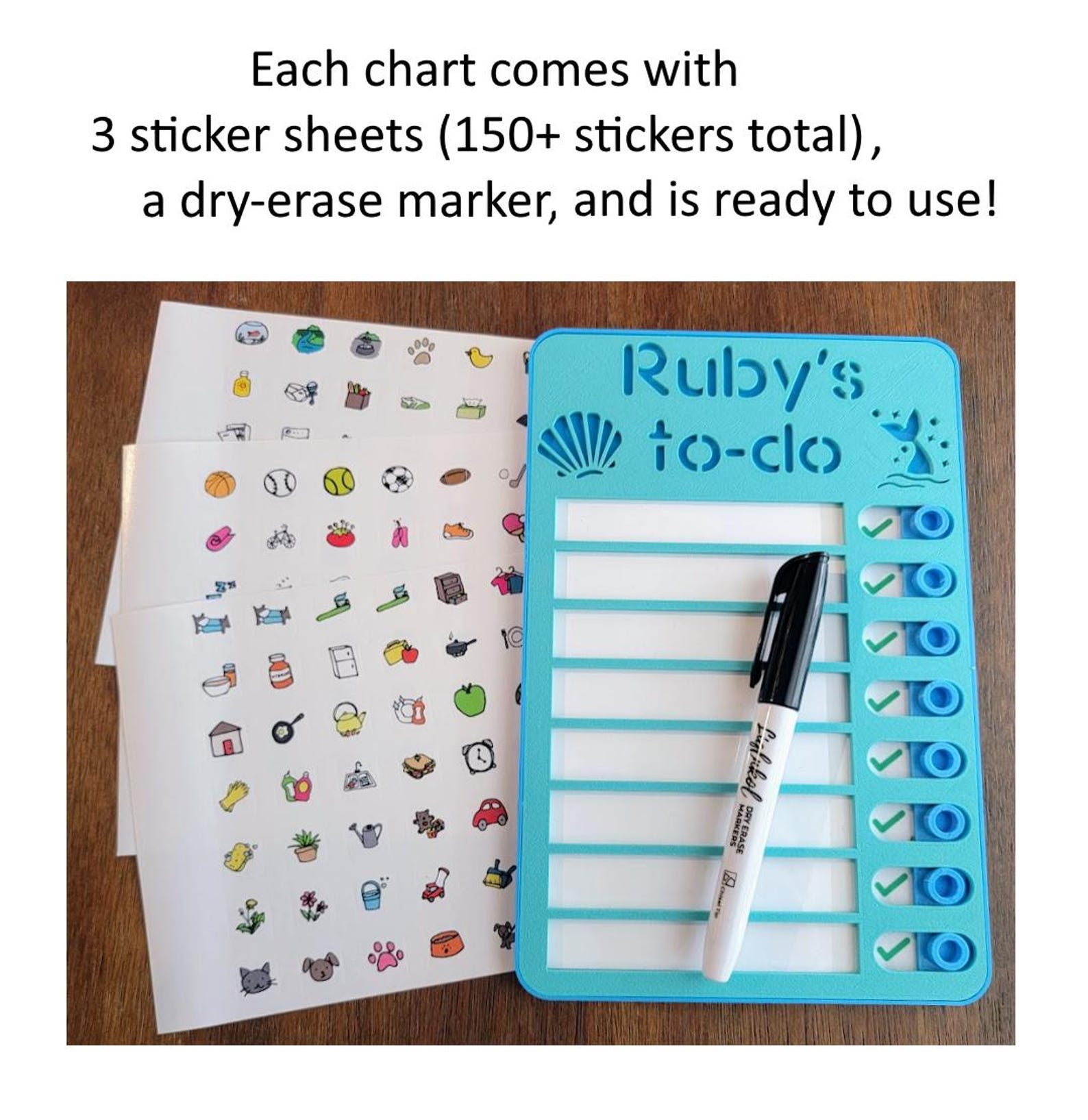 Sliding Routine Chart, Chore Chart, Daily Checklist, Kids Daily Tasks ...