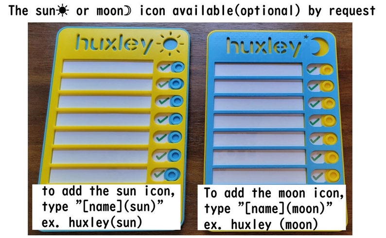 9 Slot Sliding Chart Routine Chart Daily Checklist Kids - Etsy