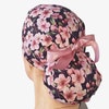 Asian Paper Parasol With Cherry Blossoms Women’s Tie Back Medical Scrub ...