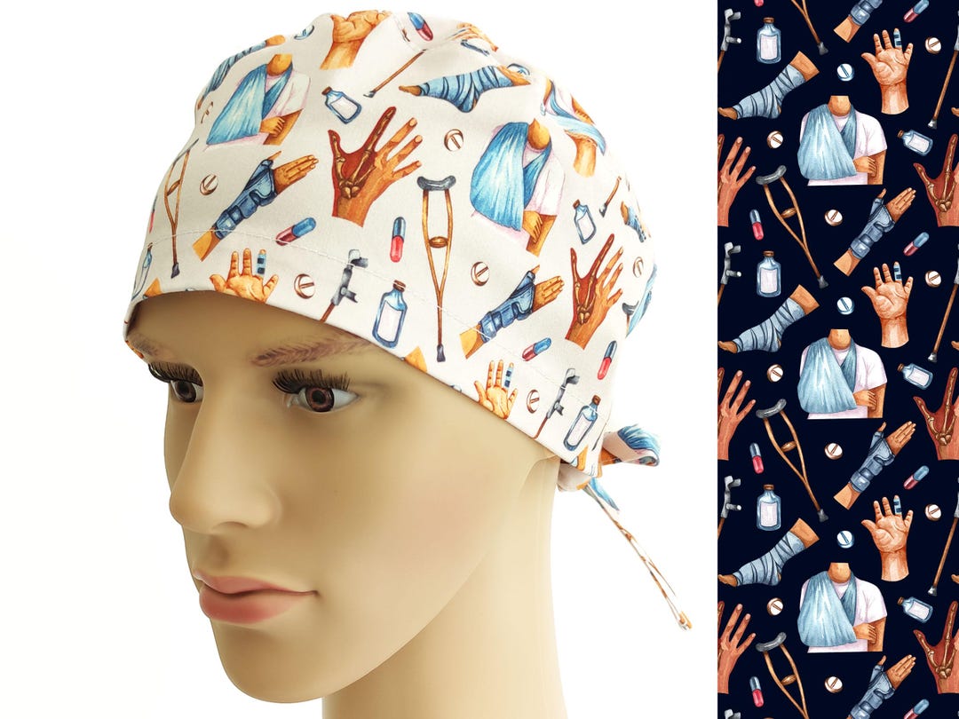 Trauma Surgical Cap, Bones Scrub Hats, Ortho Surgery Nurse Cap - Etsy