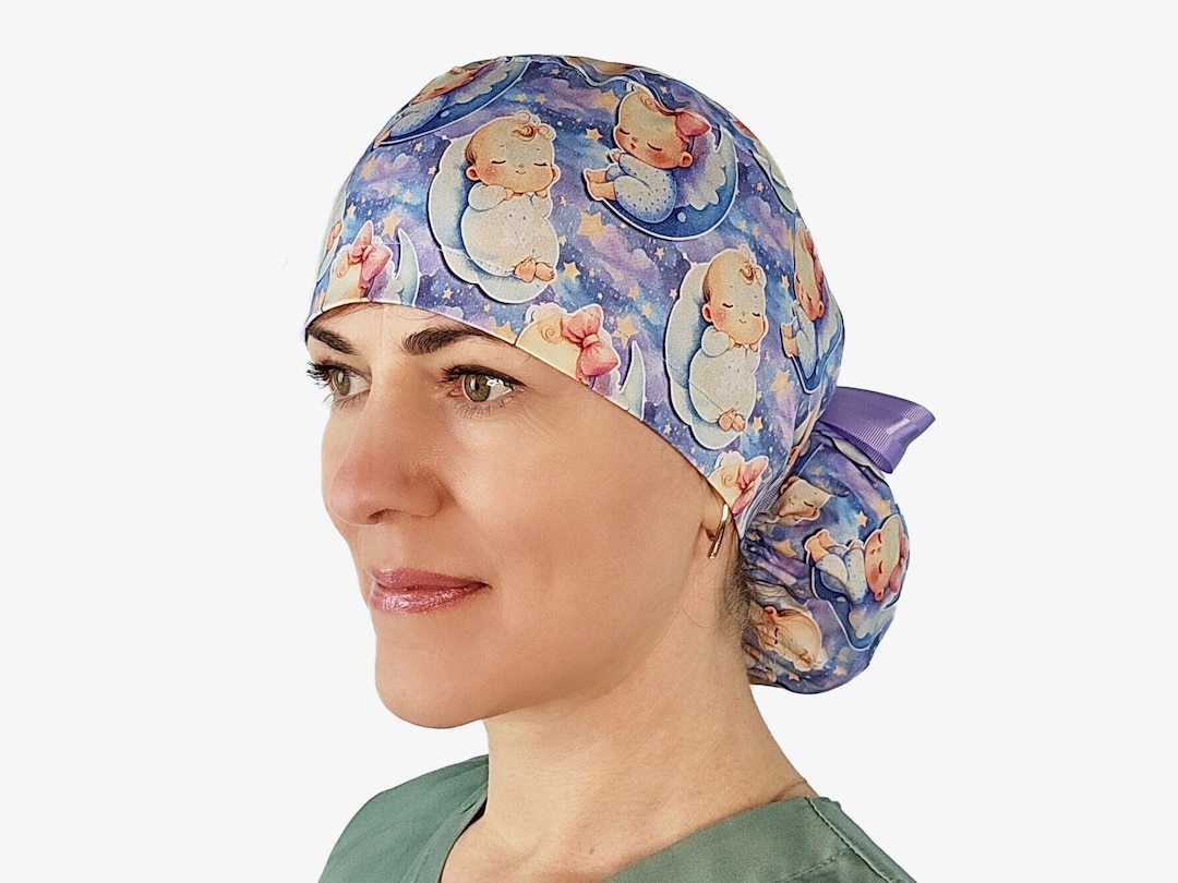 Labor and Delivery Nurse Scrub Cap, Obgyn Scrub Hat, Gynecologist Scrub ...