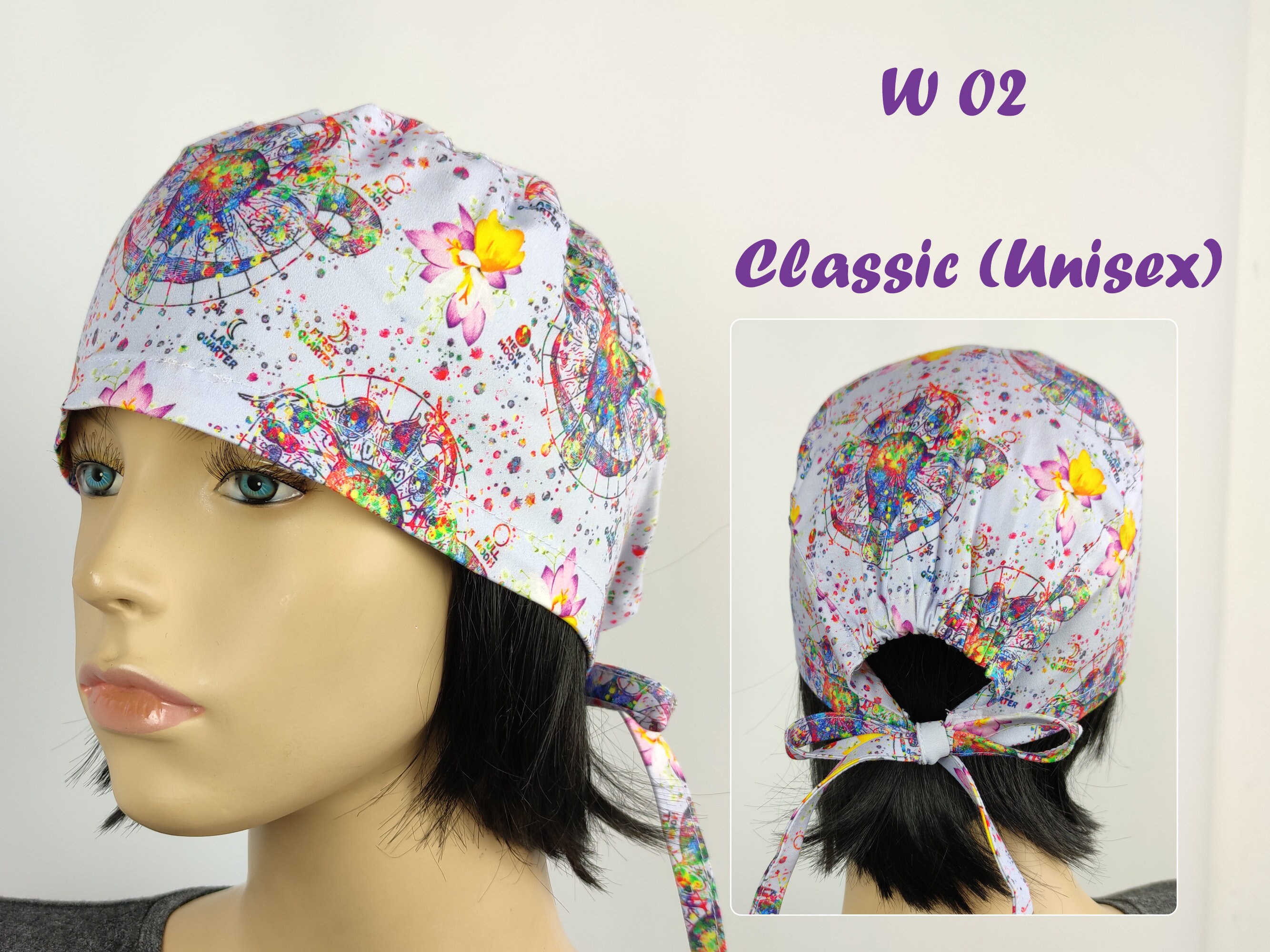 Uterus Women Surgical Hat Anatomy Euro Scrub Cap Menstrual - Etsy