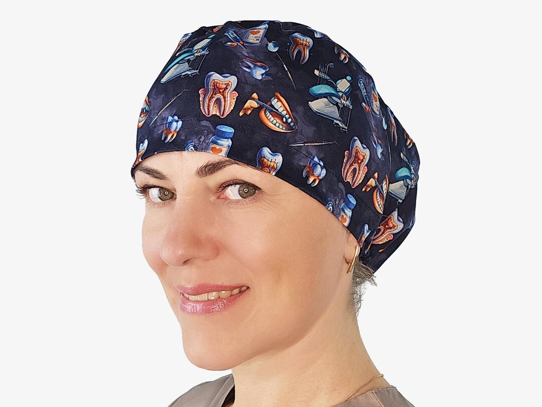Dentist Scrub Cap, Dental Surgeon Hat, Women Scrub Hats, Nurse Scrub ...
