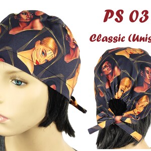 Face-lift Markings Scrub Cap, Plastic Surgeon Hat, Cosmetic Surgery ...