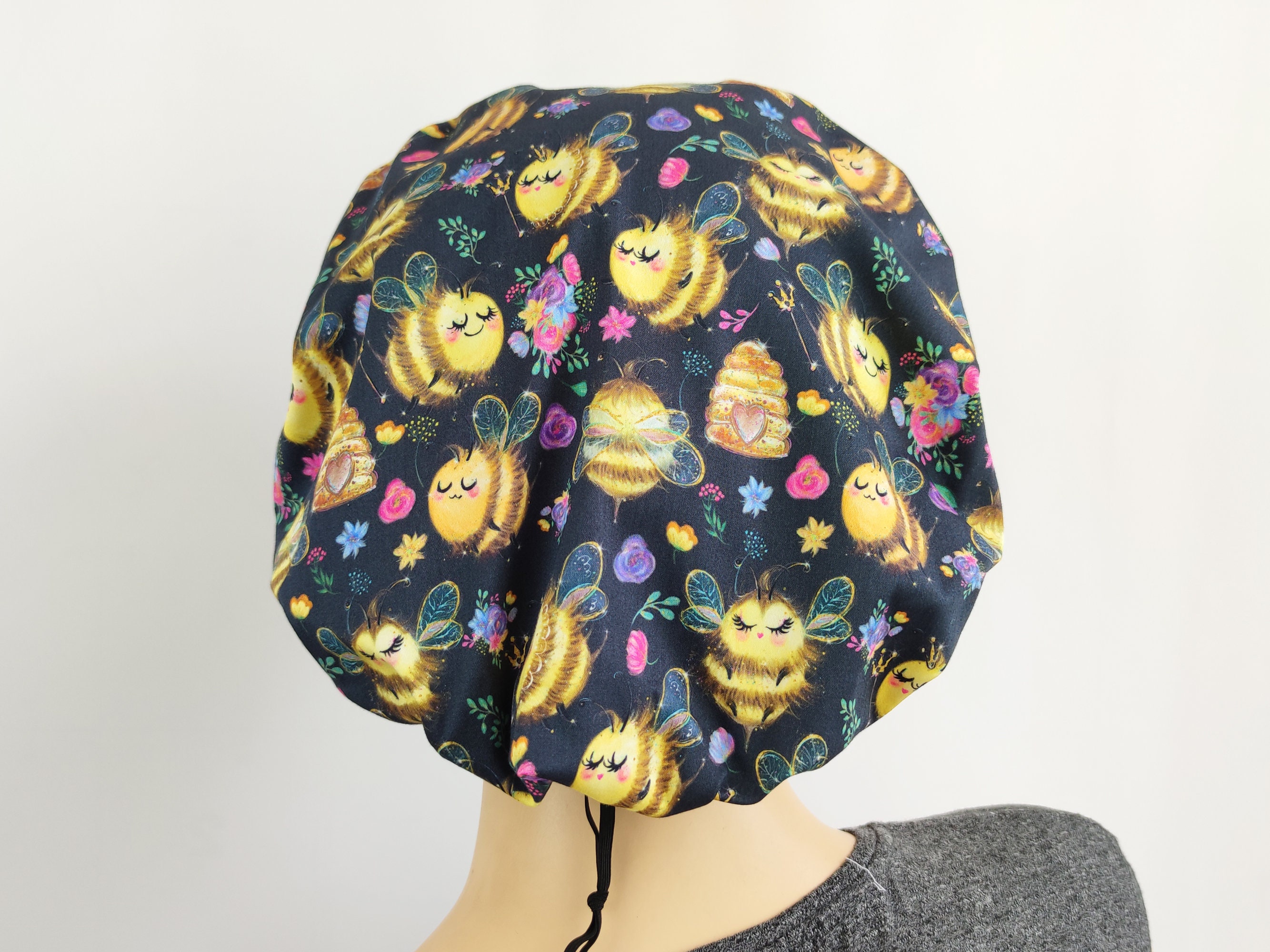Bee Scrub Caps Surgical Scrub Hats for Women Cartoon Nurse - Etsy