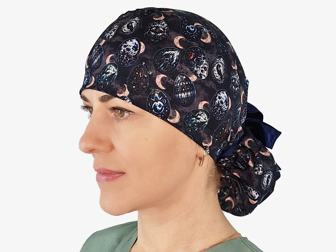 Gothic Easter Surgical Scrub Cap, Easters Gifts for Medical, Scrub Caps ...