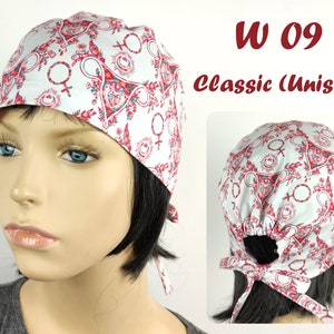 Gynecology Surgery Hats for Women, Uterus Ponytail Scrub Cap, Surgical ...