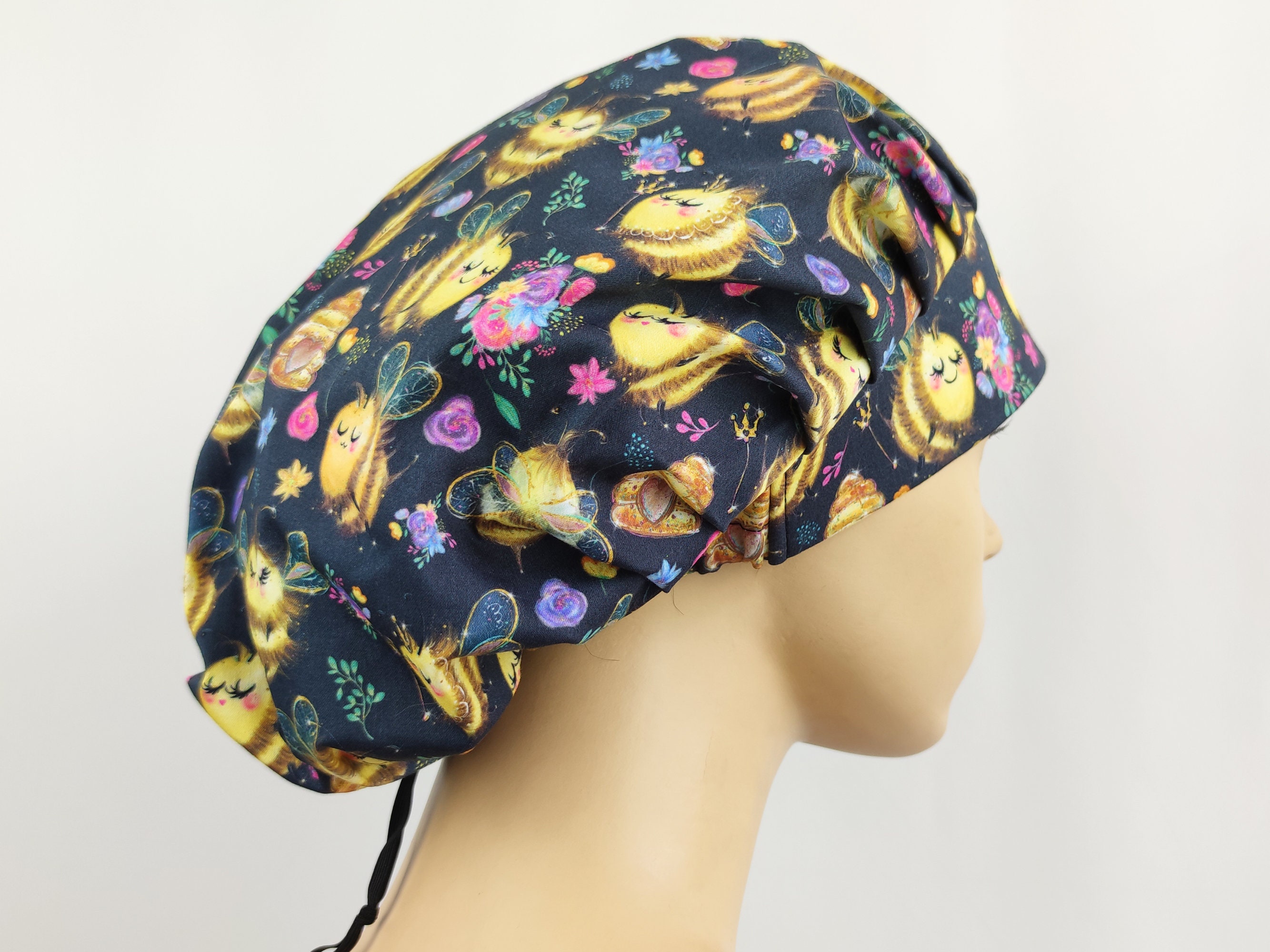 Bee Scrub Caps Surgical Scrub Hats for Women Cartoon Nurse - Etsy