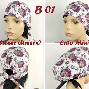 Scrub Caps for Women With Anatomy Brain Surgical Cap for Neurologist ...