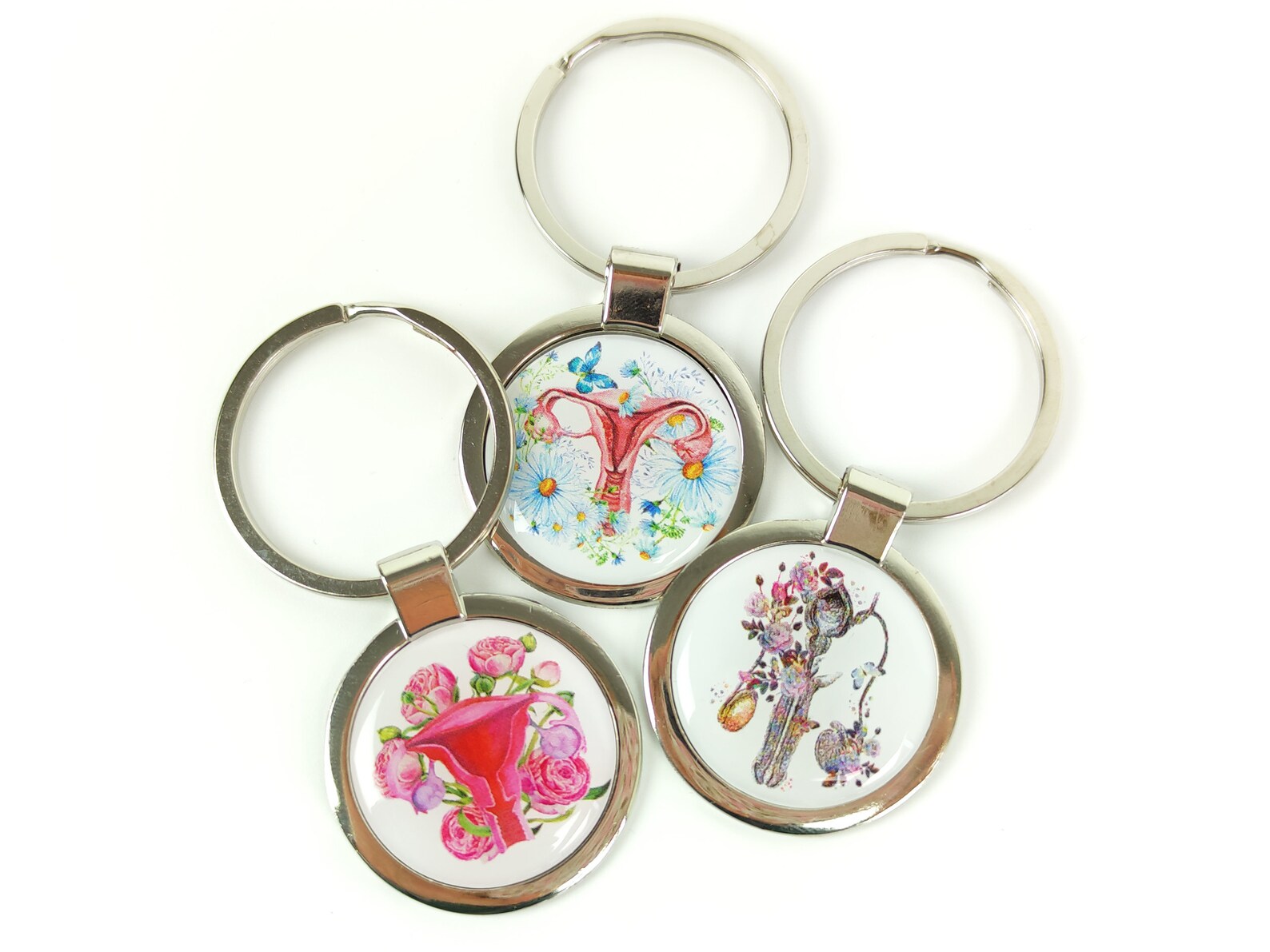 Medical Keychain, Healthcare Nurse Gift, Hearts Lungs Skull Keychain - Etsy