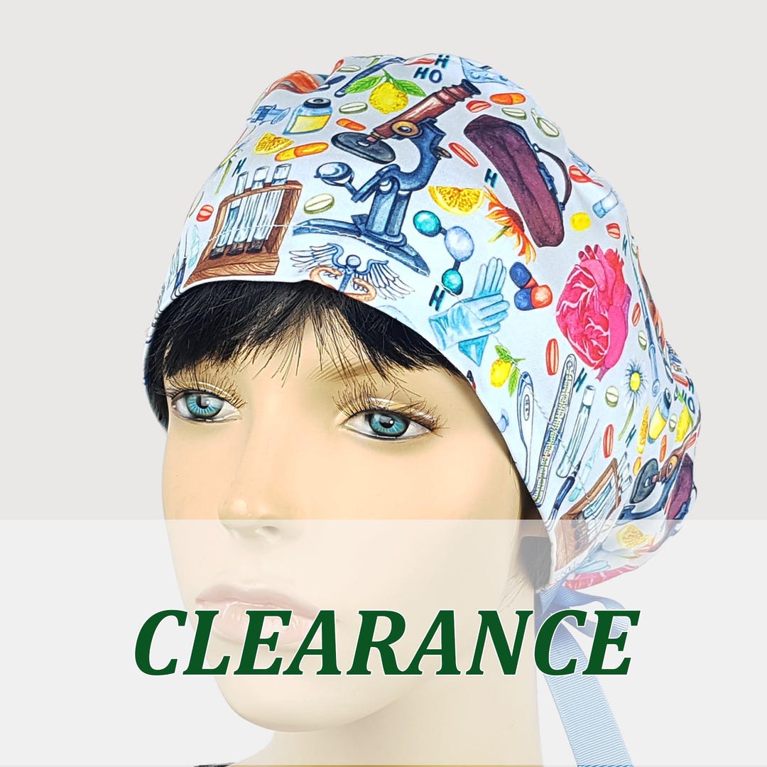 Medical Scrub Hats for Women, Surgical Cap, Clearance Surgery Nurse Cap ...
