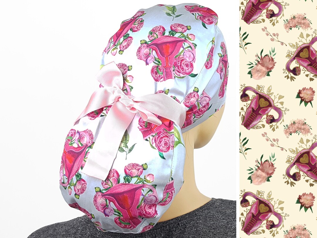 Surgical Theatre Scrub Hats/caps, Uterus Scrub Caps, Surgery Cap ...