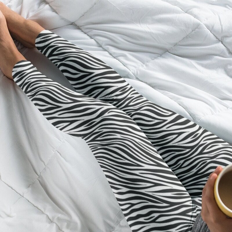 Zebra Print Pants - Etsy