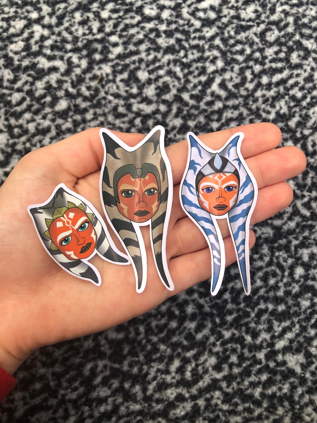 Ahsoka Tano Sticker Set - Etsy