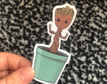 Baby Groot Sticker - Etsy