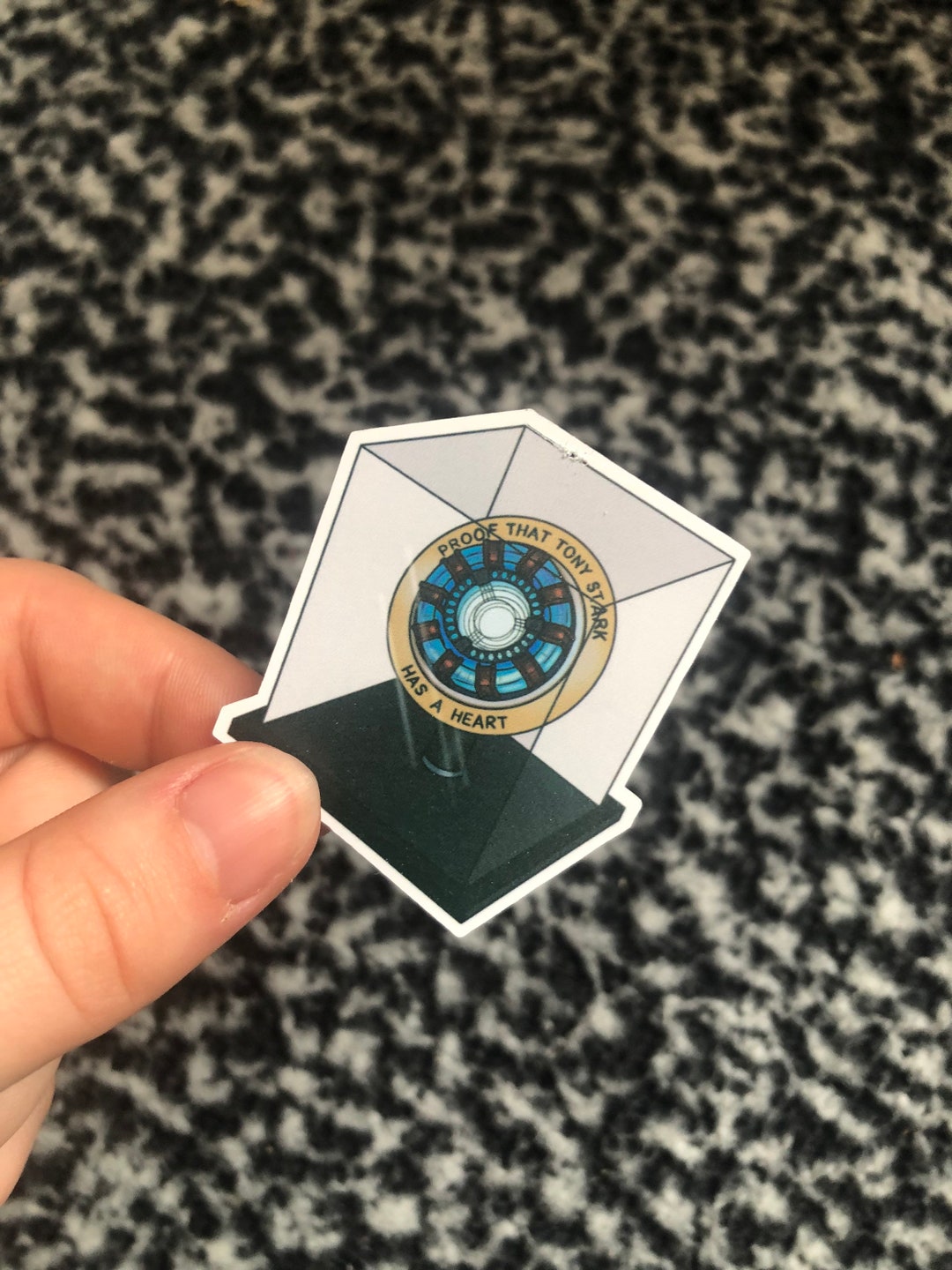Tony Stark Arc Reactor Sticker - Etsy