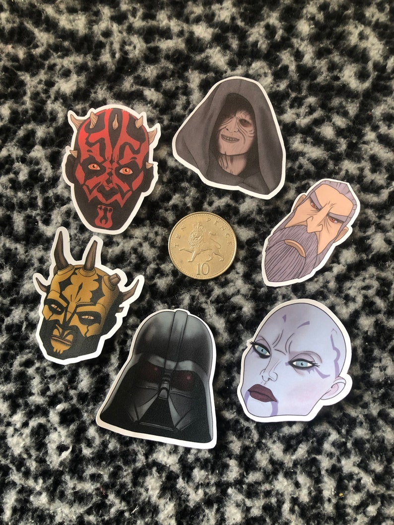 Mystery Sith Sticker Set - Etsy