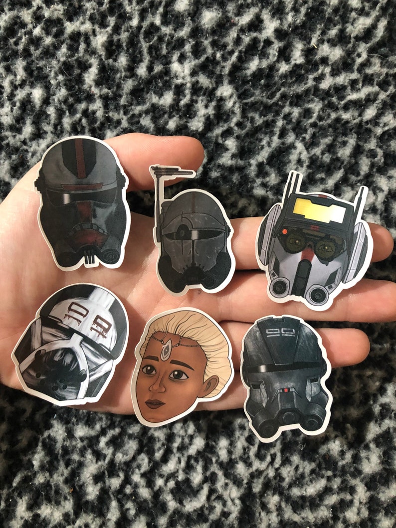 Clone Force 99 the Bad Batch Sticker Set - Etsy