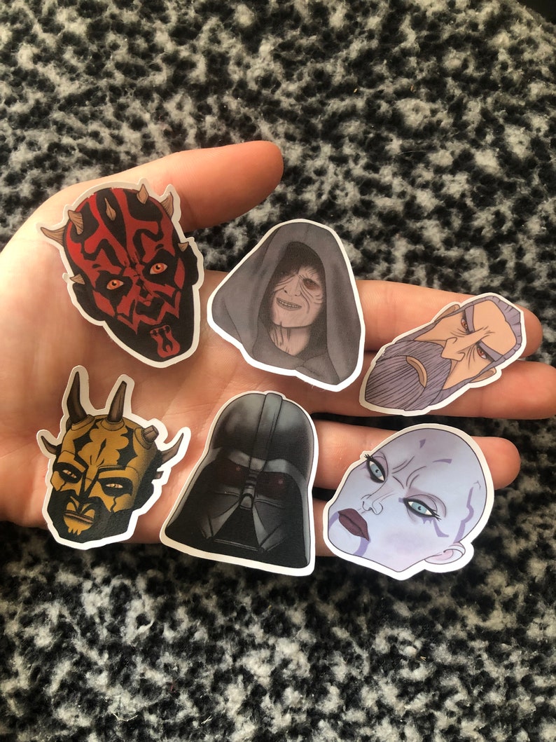 Mystery Sith Sticker Set - Etsy