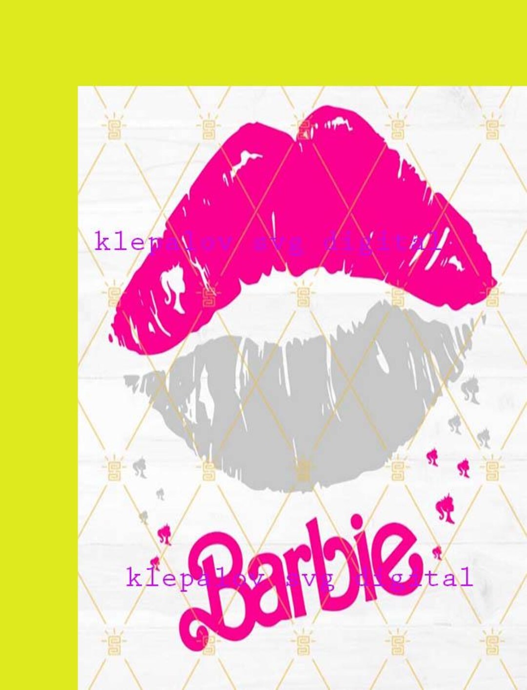 Movie Barbie Kiss SVG, Barbie Lips SVG, Barbie SVG Copy Png Dxf Eps - Etsy