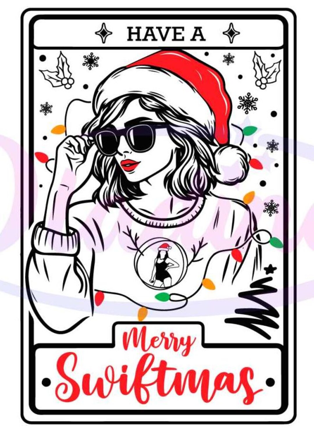 Have A Merry Swiftmas Christmas SVG Png Dxf Eps - Etsy