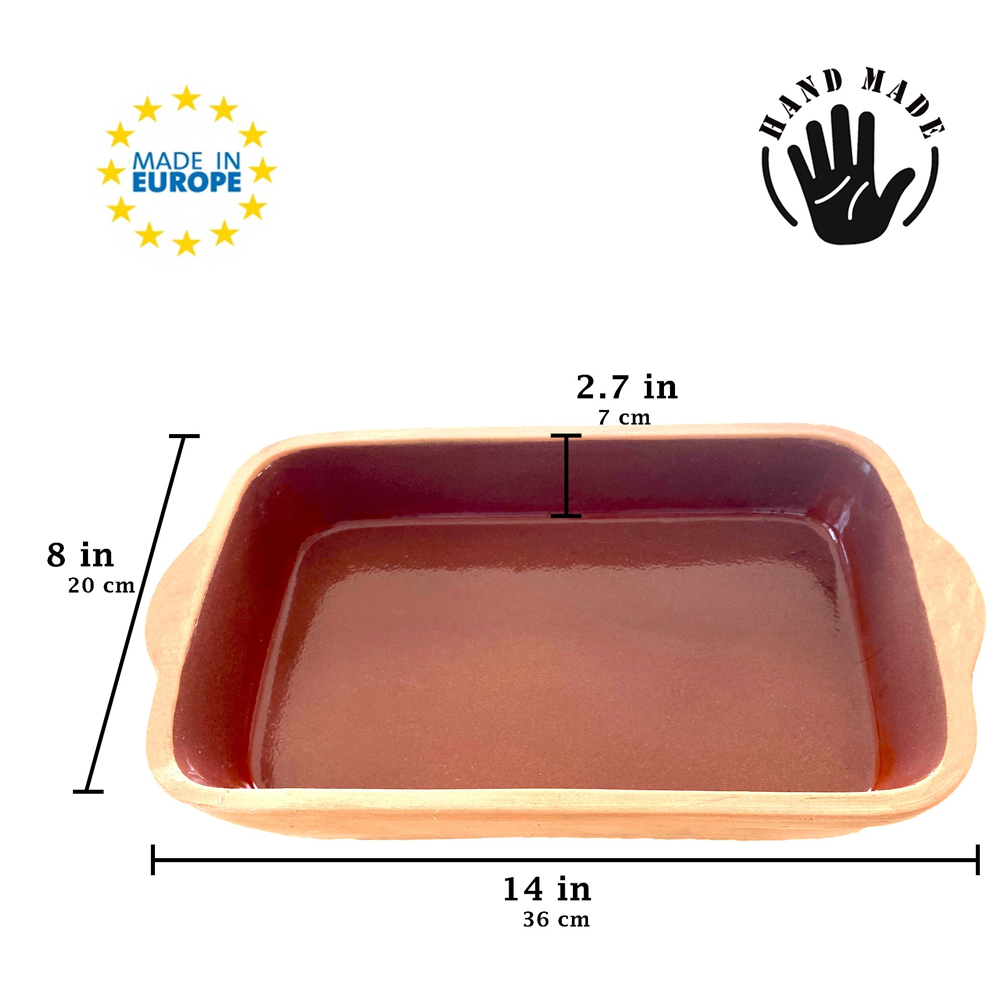 Glazed Cooking Clay Oven Tray Handmade Moroccan Kitchenware | Etsy