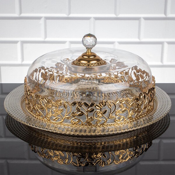 Gold Cake Stand - Etsy