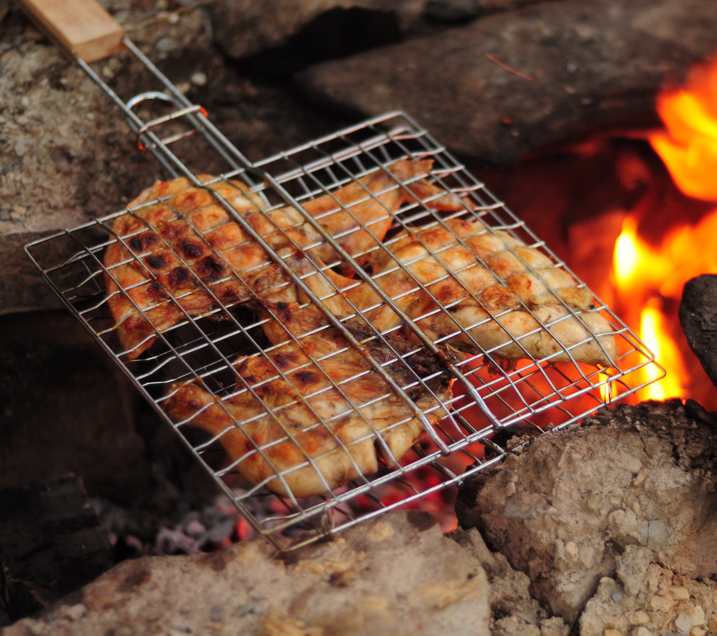 Grilling Basket for Outdoor Grill Barbecue Basket for Fish | Etsy