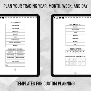 Ultimate Digital Trading Planner, Digital Planner, PDF Planner, iPad ...