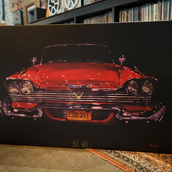 John Carpenter Christine Canvas - Etsy